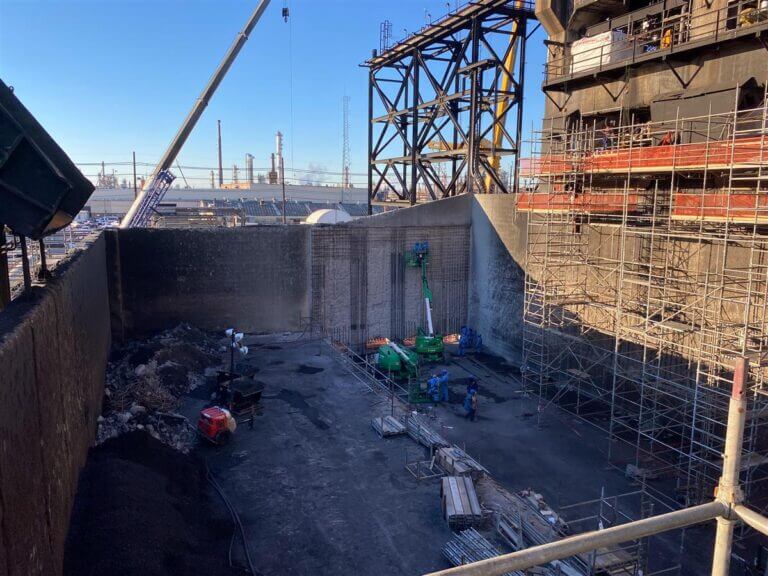 Hydrodemolition of Concrete in Coking Unit | Structural Technologies