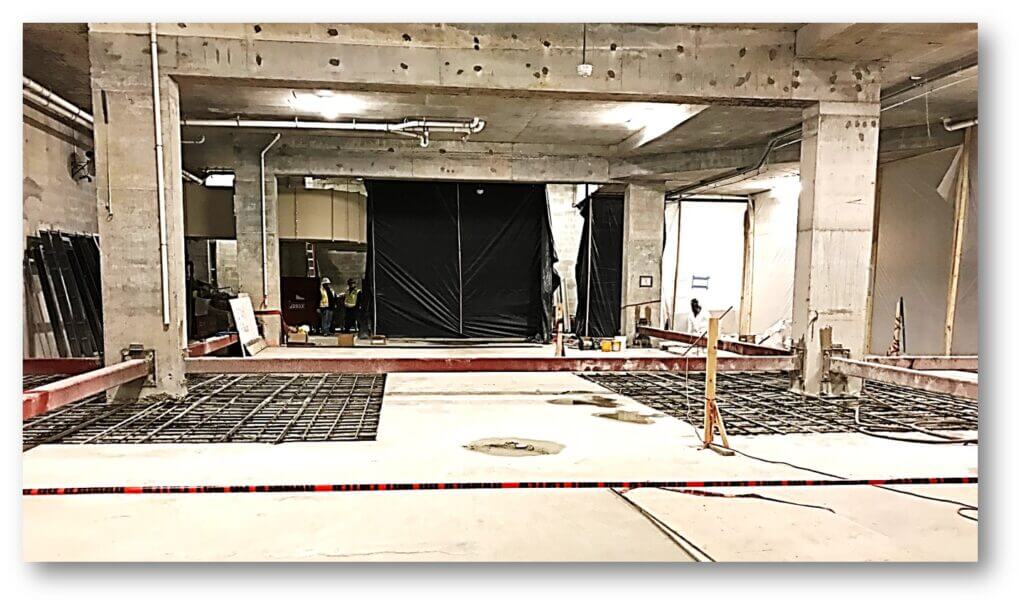 Punching Shear Repaired with V-Wrap™ CFRP System | Structural Technologies