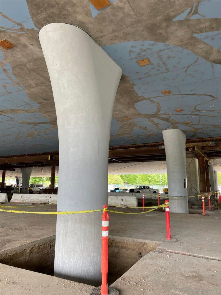 US 50 Seismic Strengthening Using CSS V-Wrap™ System | Structural Technologies