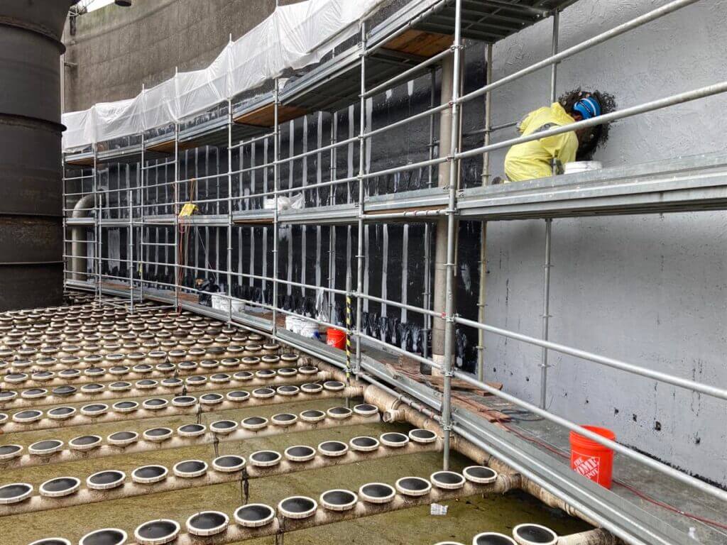 Spiral-Wrapped Post-Tensioned Concrete Aeration Tank Repair ...