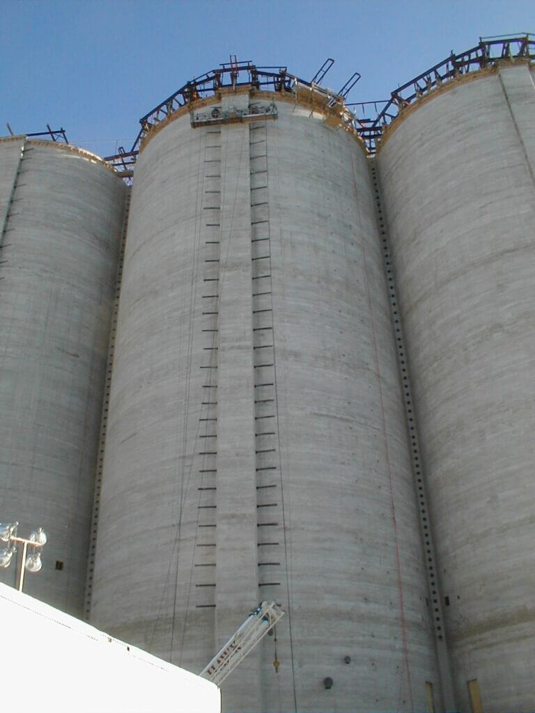 Interconnected Silos Built with Post-Tensioning | Structural Technologies
