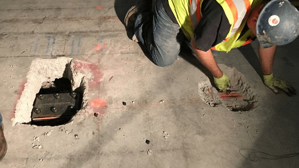 Post-Tensioned Slab Opening for New Staircase | Structural Technologies