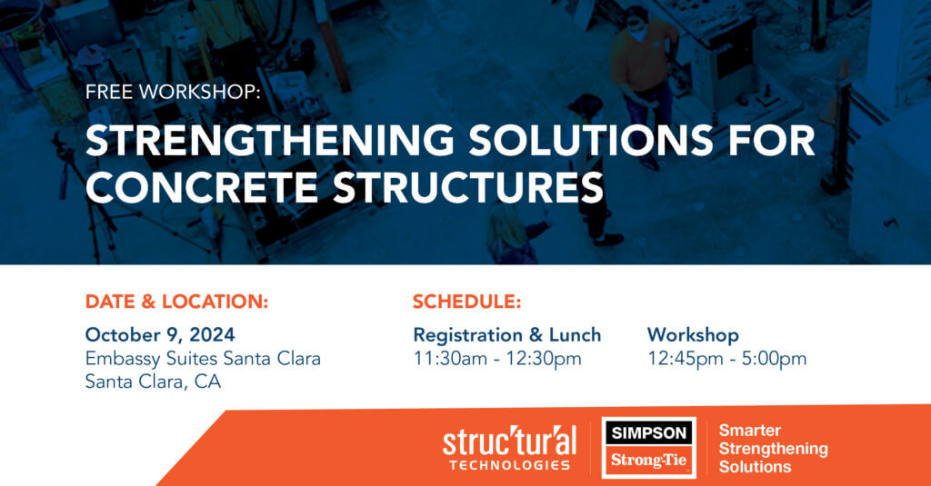 Workshop: Strengthening Solutions for Concrete Structures | Structural ...